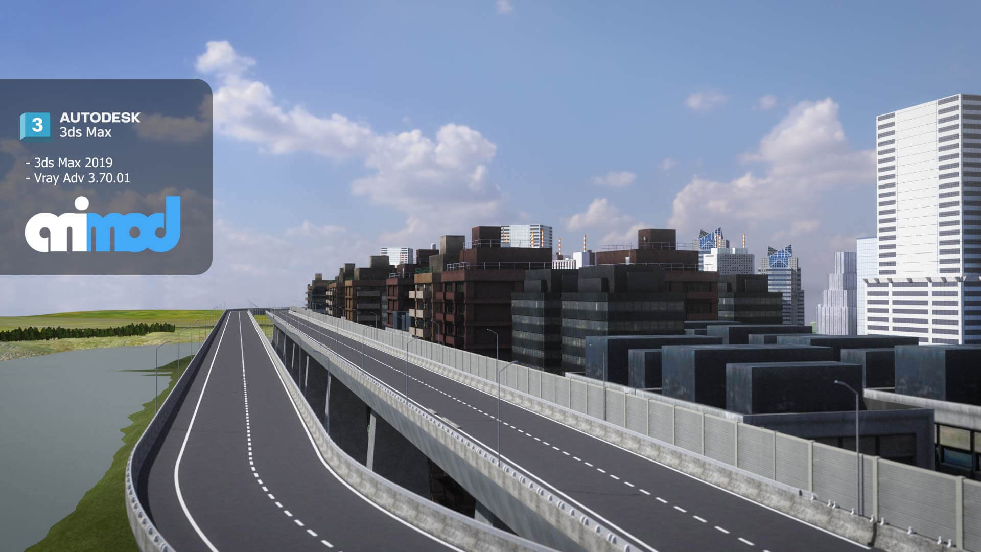 S2 Highway 02 - 3D Model by animod