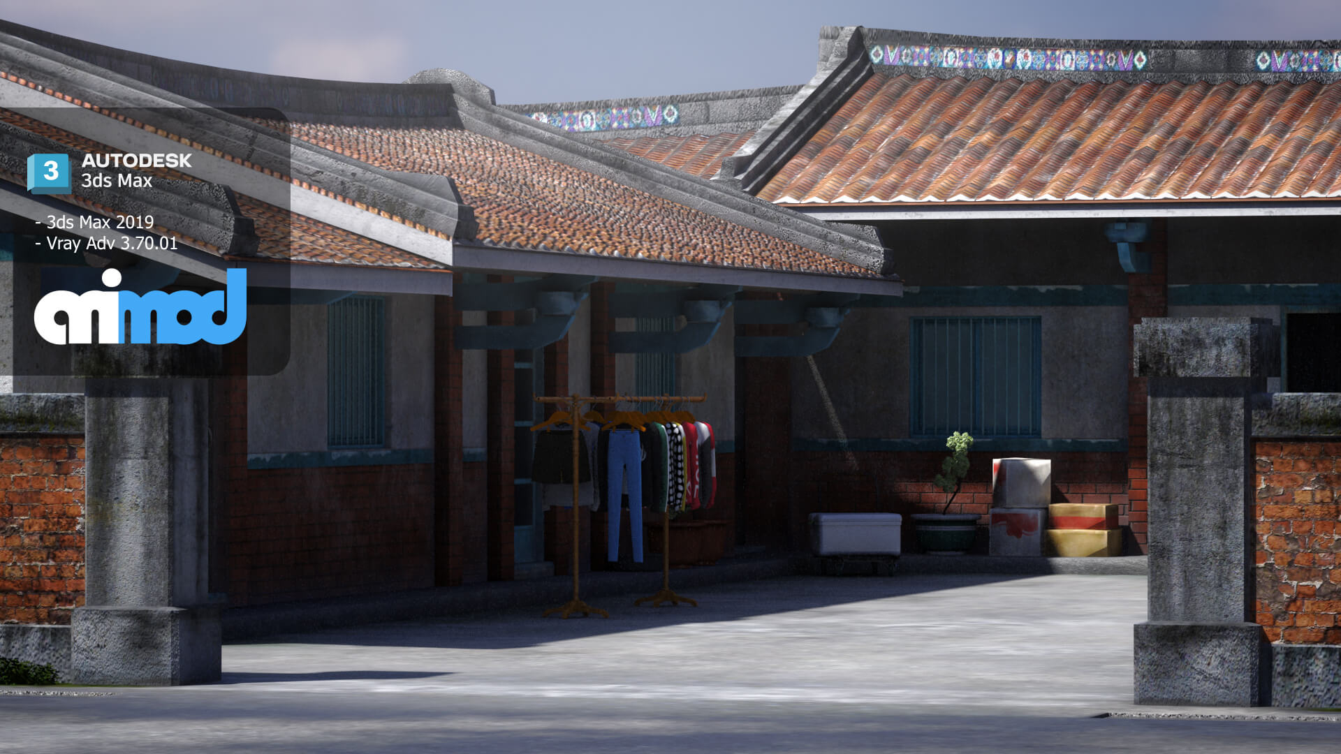 San He Yuan 02 - 3D Model by animod