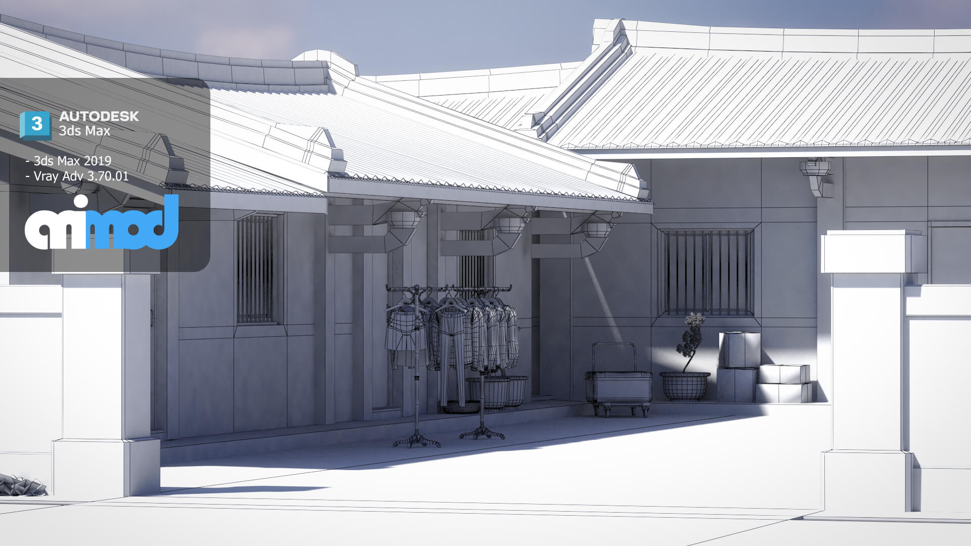 San He Yuan 02 - 3D Model by animod