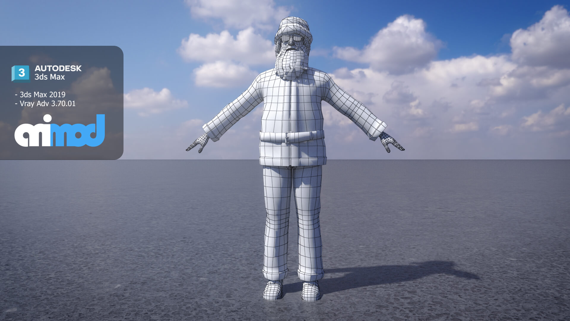 Santa Claus 0001 - 3D Model by animod