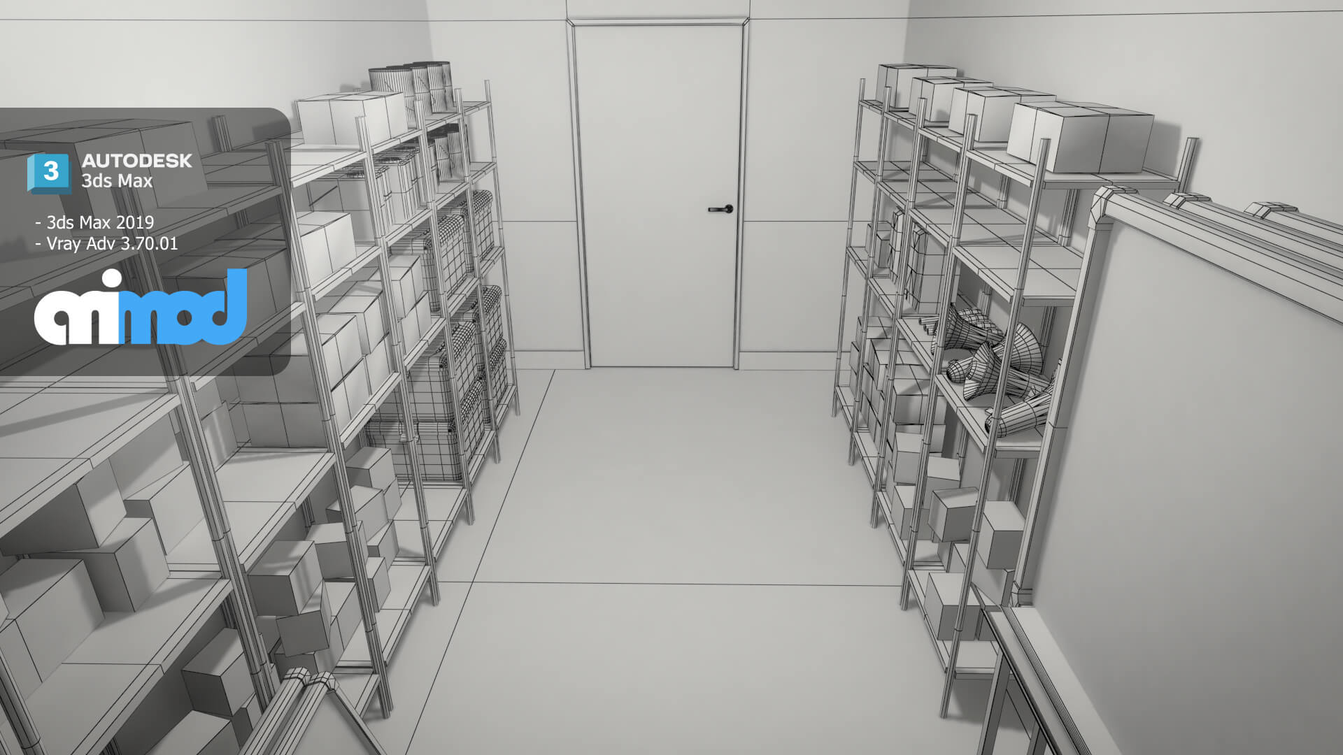 School Storage Room - 3D Model by animod