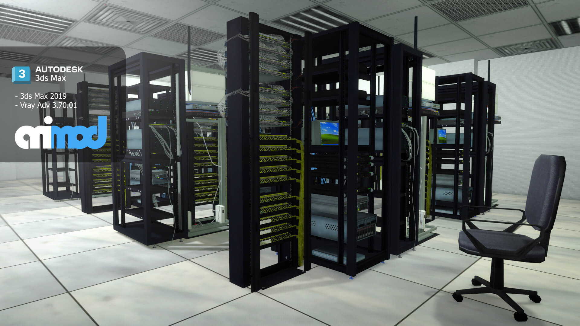 Server Rack Pack - 3D Model by animod