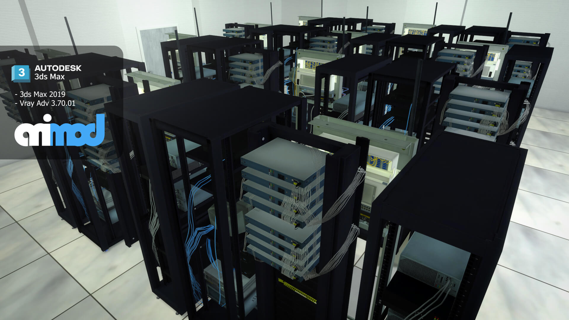 Server Rack Pack - 3D Model by animod