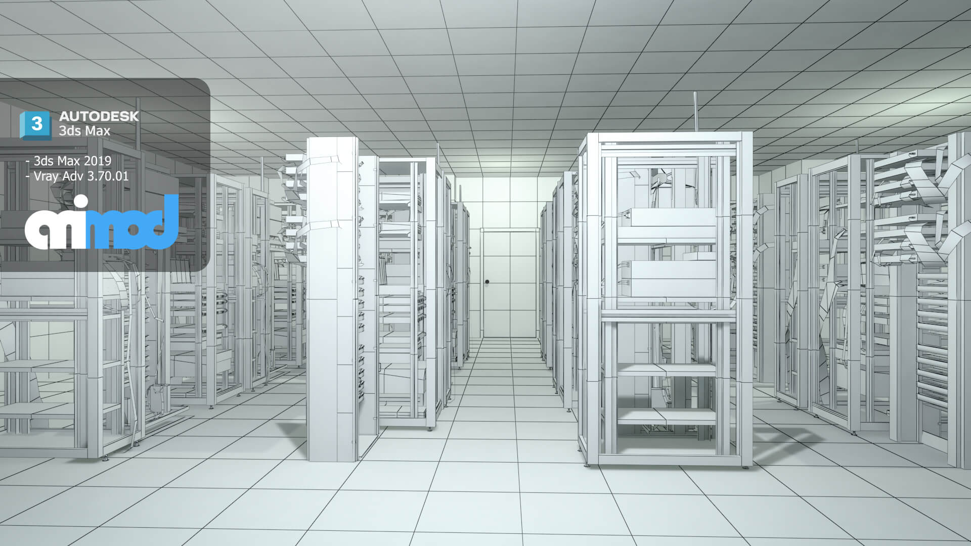 Server Rack Pack - 3D Model by animod