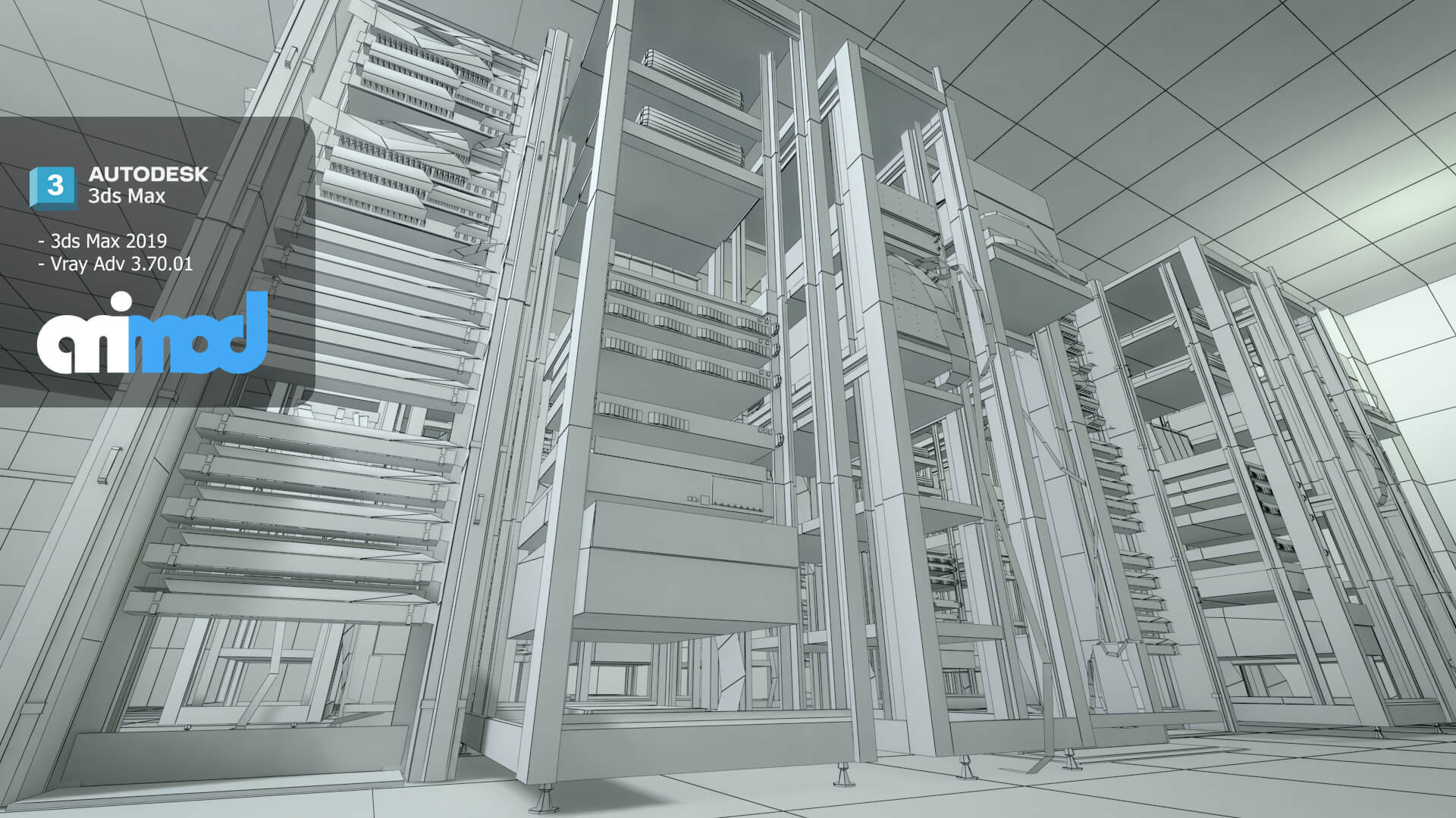 Server Rack Pack - 3D Model by animod