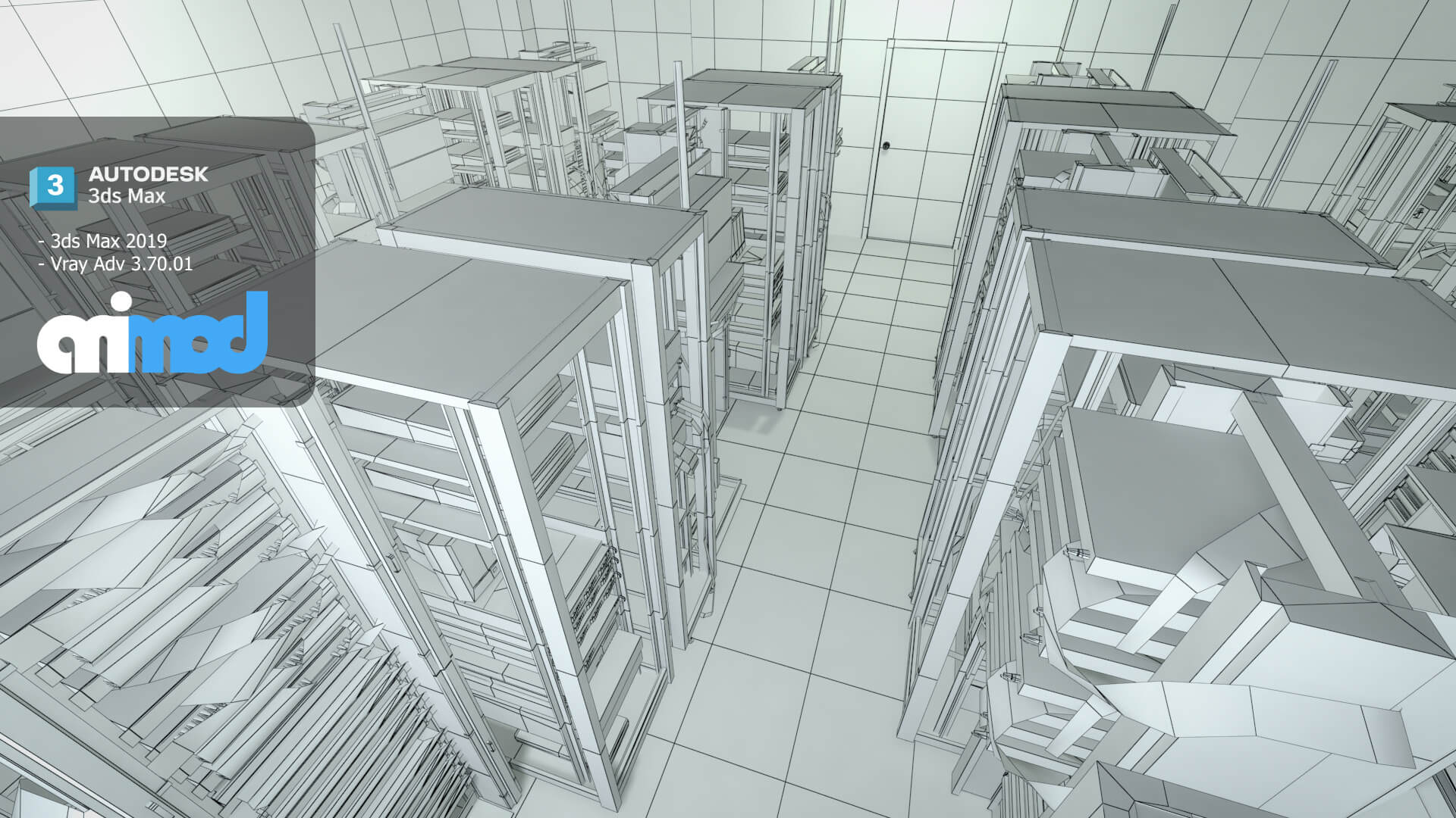 Server Rack Pack - 3D Model by animod