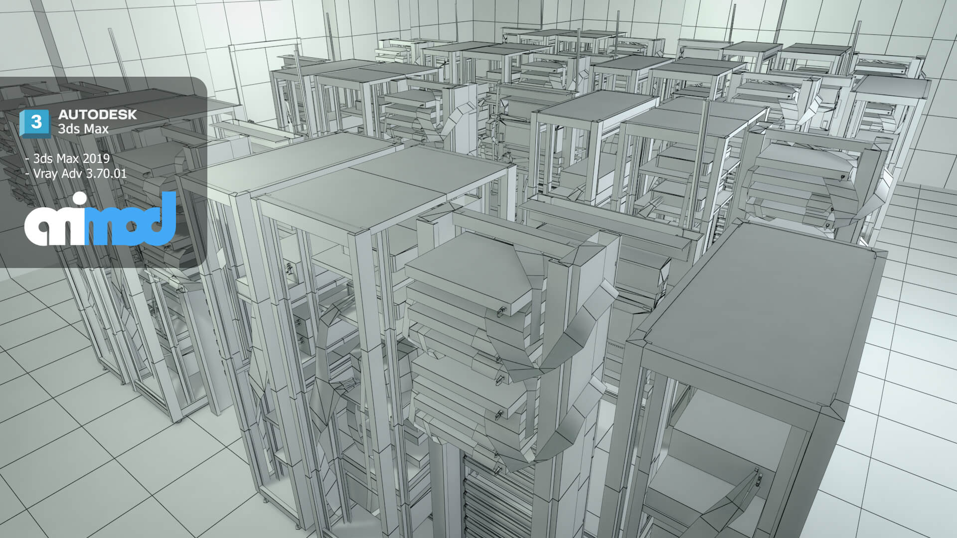 Server Rack Pack - 3D Model by animod