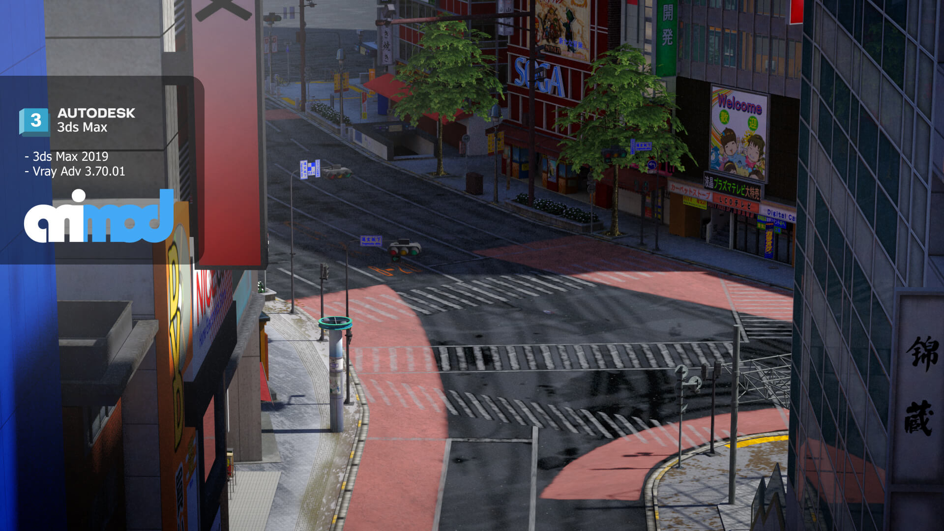 Tokyo Shibuya 109 - 3D Model by animod