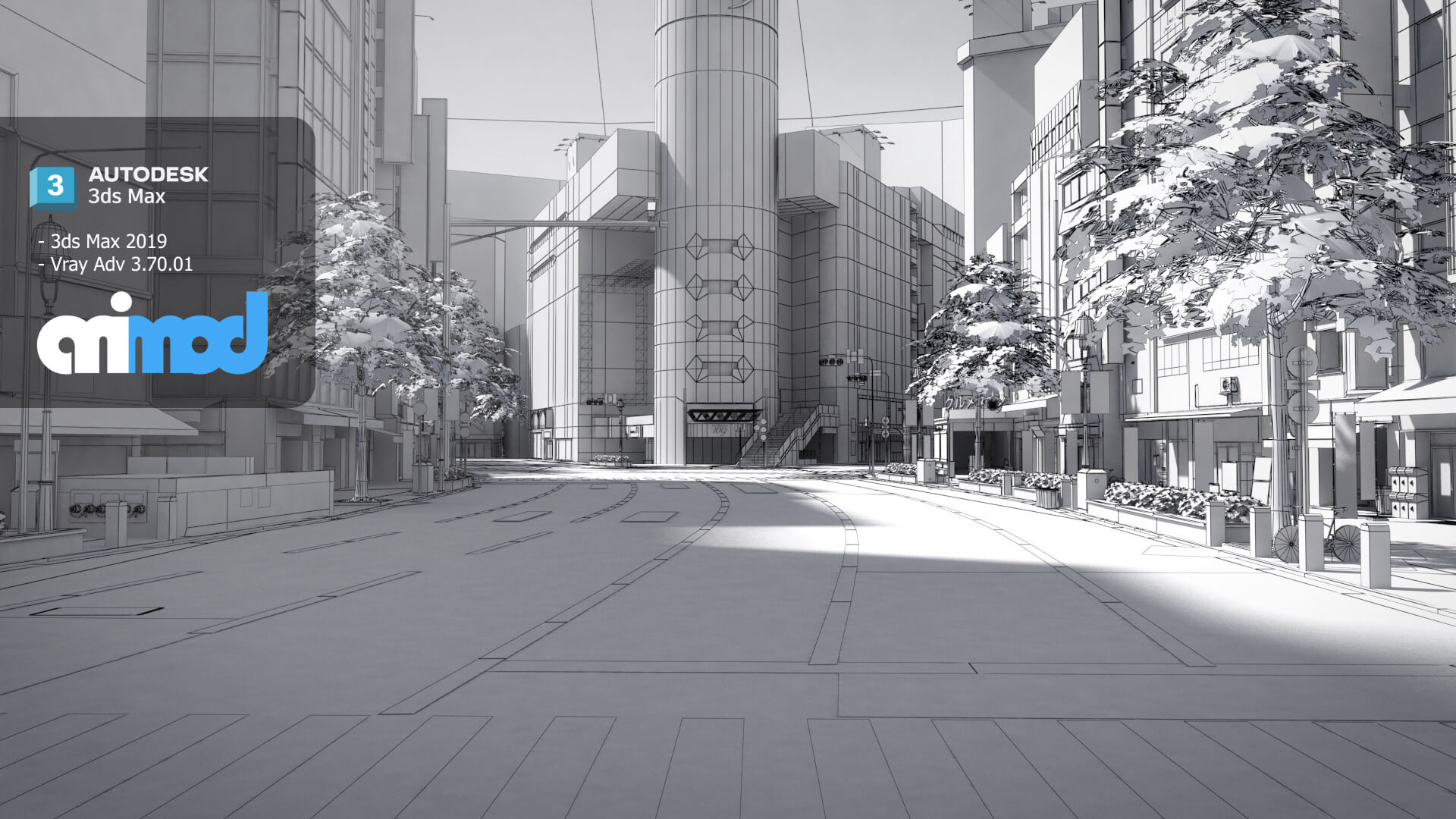 Tokyo Shibuya 109 - 3D Model by animod