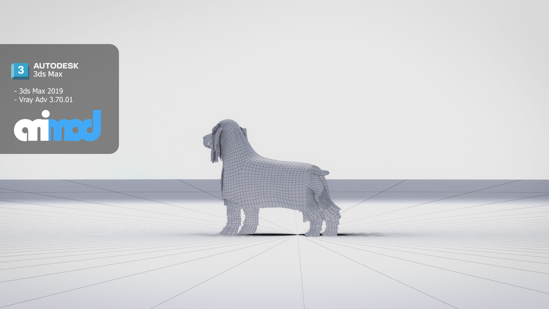 Small Cocker Spaniel Dog - 3D Model by animod