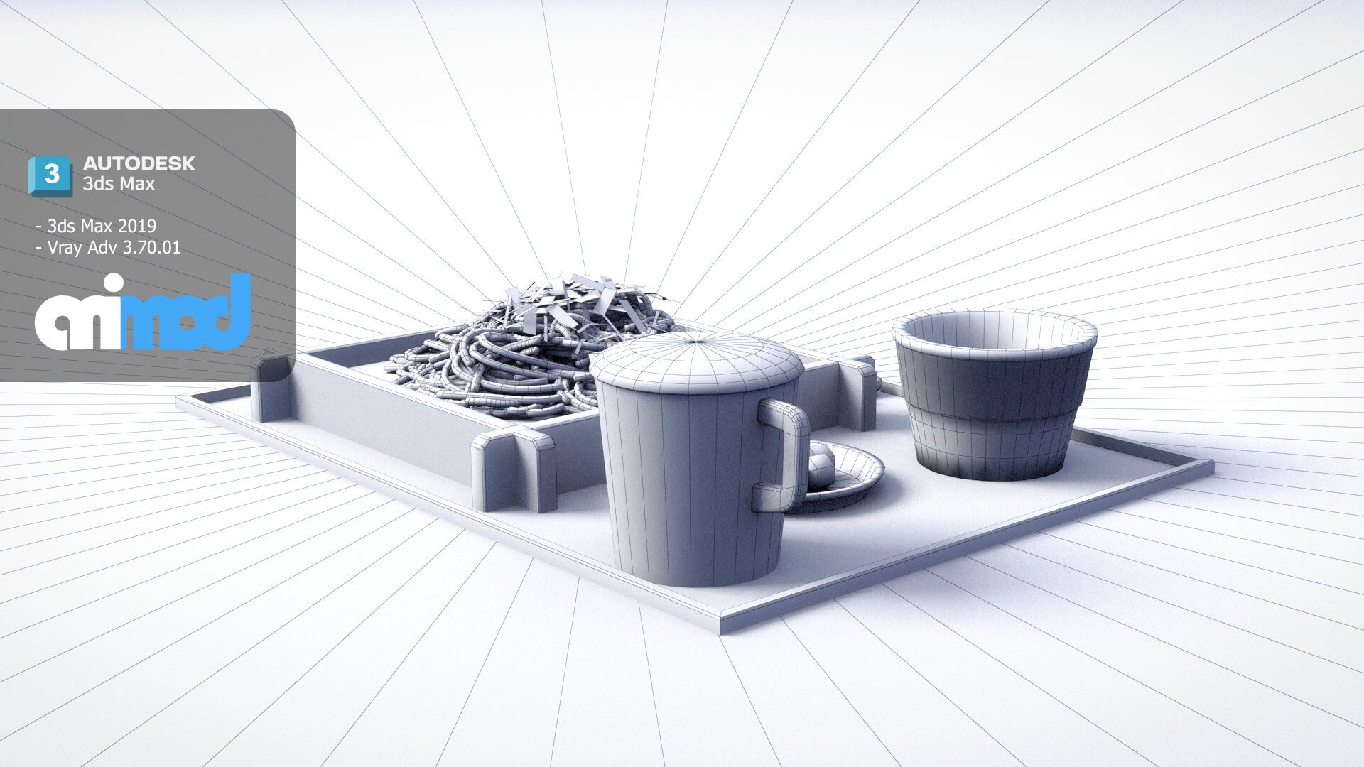 Soba Set Meal - 3D Model by animod