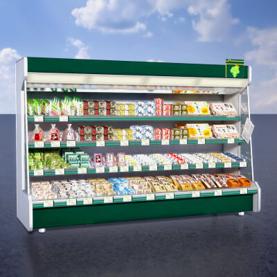 Store Display Refrigerator Freezer Tofu Soybean - 3D Model by animod