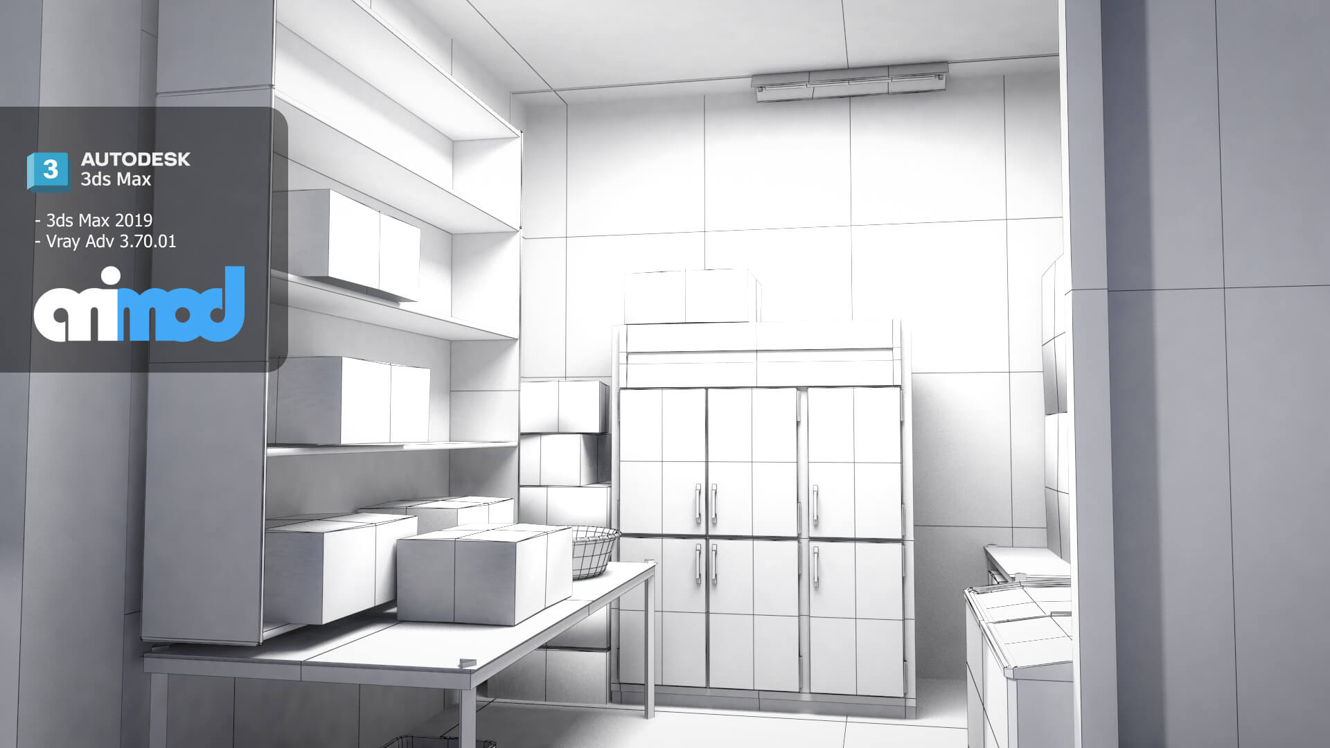 Street With Tofu Pudding Store - 3D Model by animod