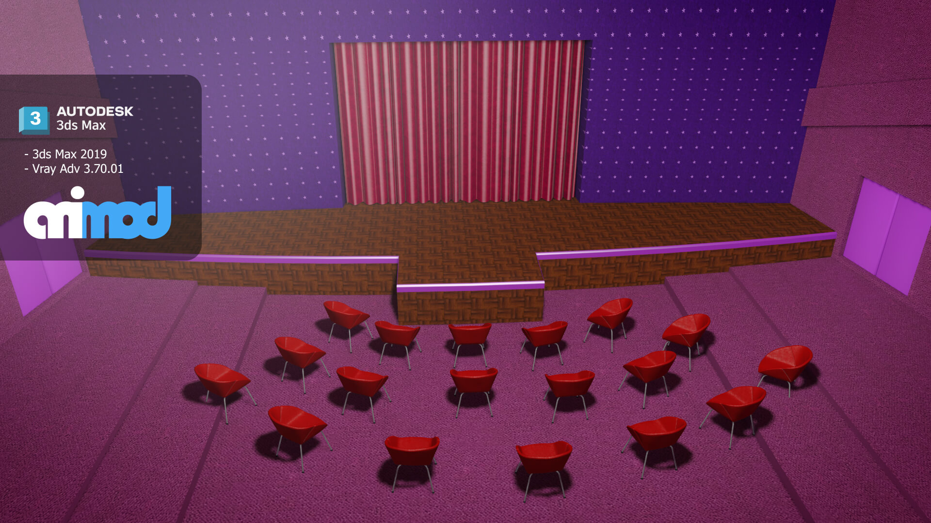 Striptease Stage - 3D Model by animod