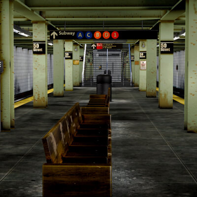 Subway Station - 3D Model by animod
