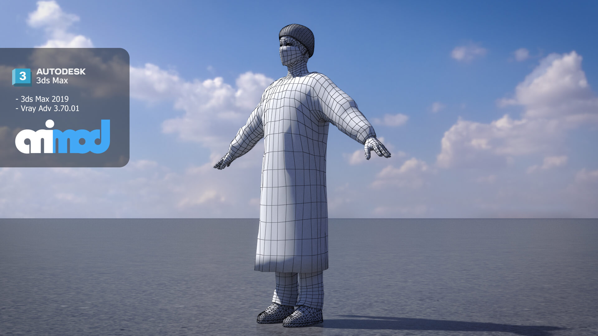 Surgery Doctor 0001 - 3D Model by animod