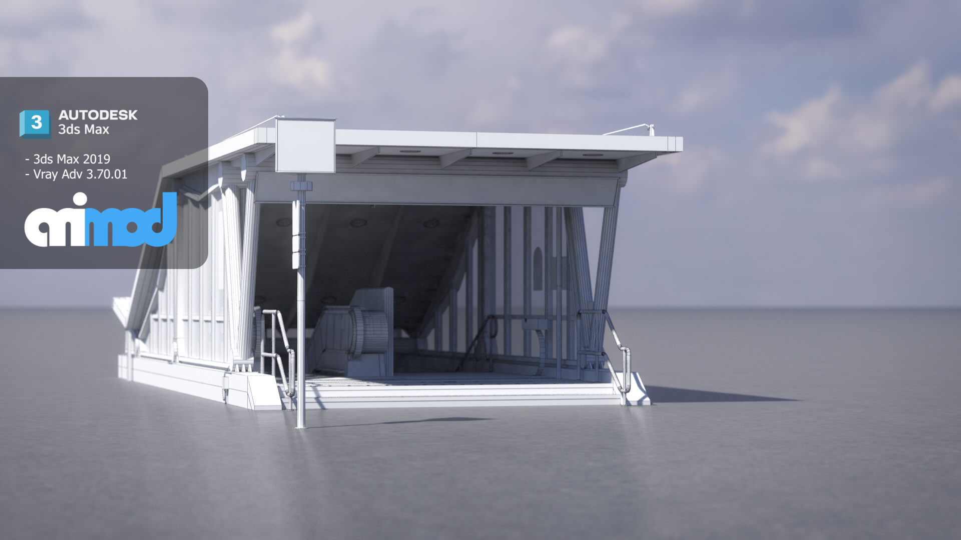 Taiwan Mrt Exit 2 - 3D Model by animod