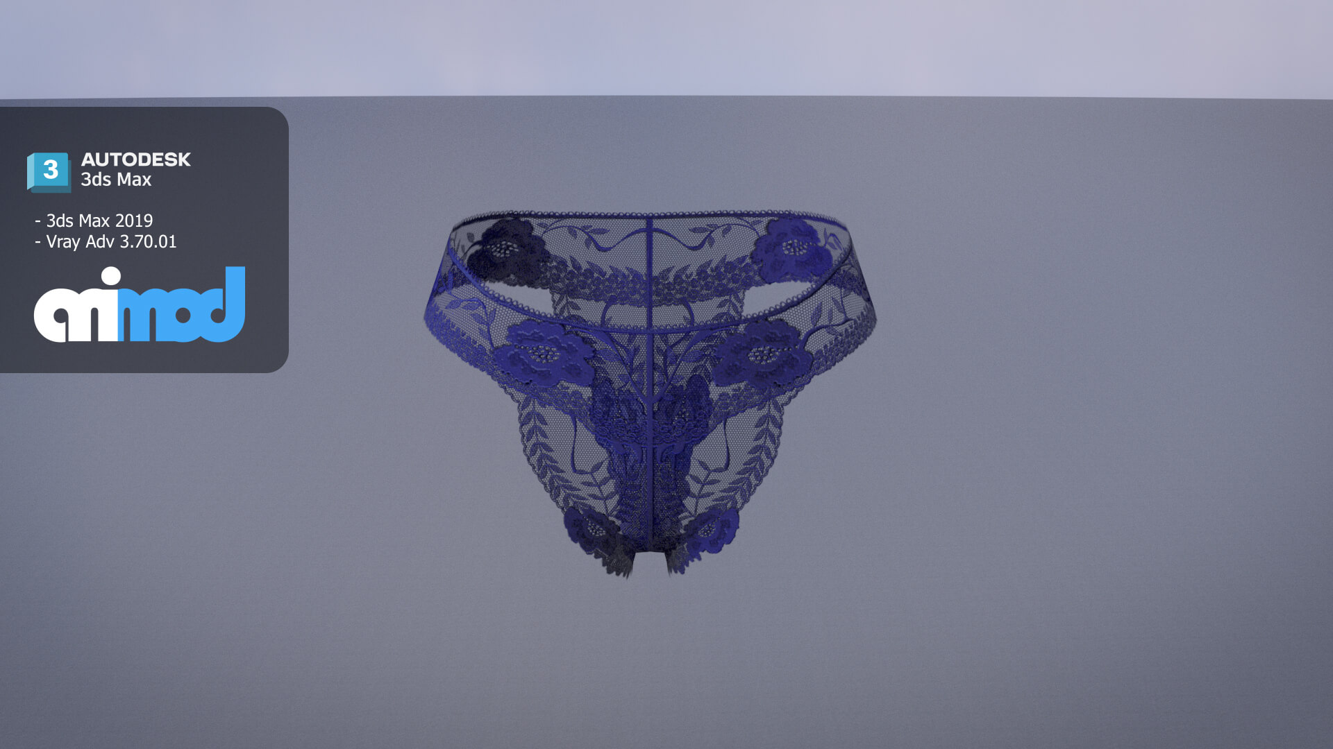 Thong 0001 Underwear - 3D Model by animod