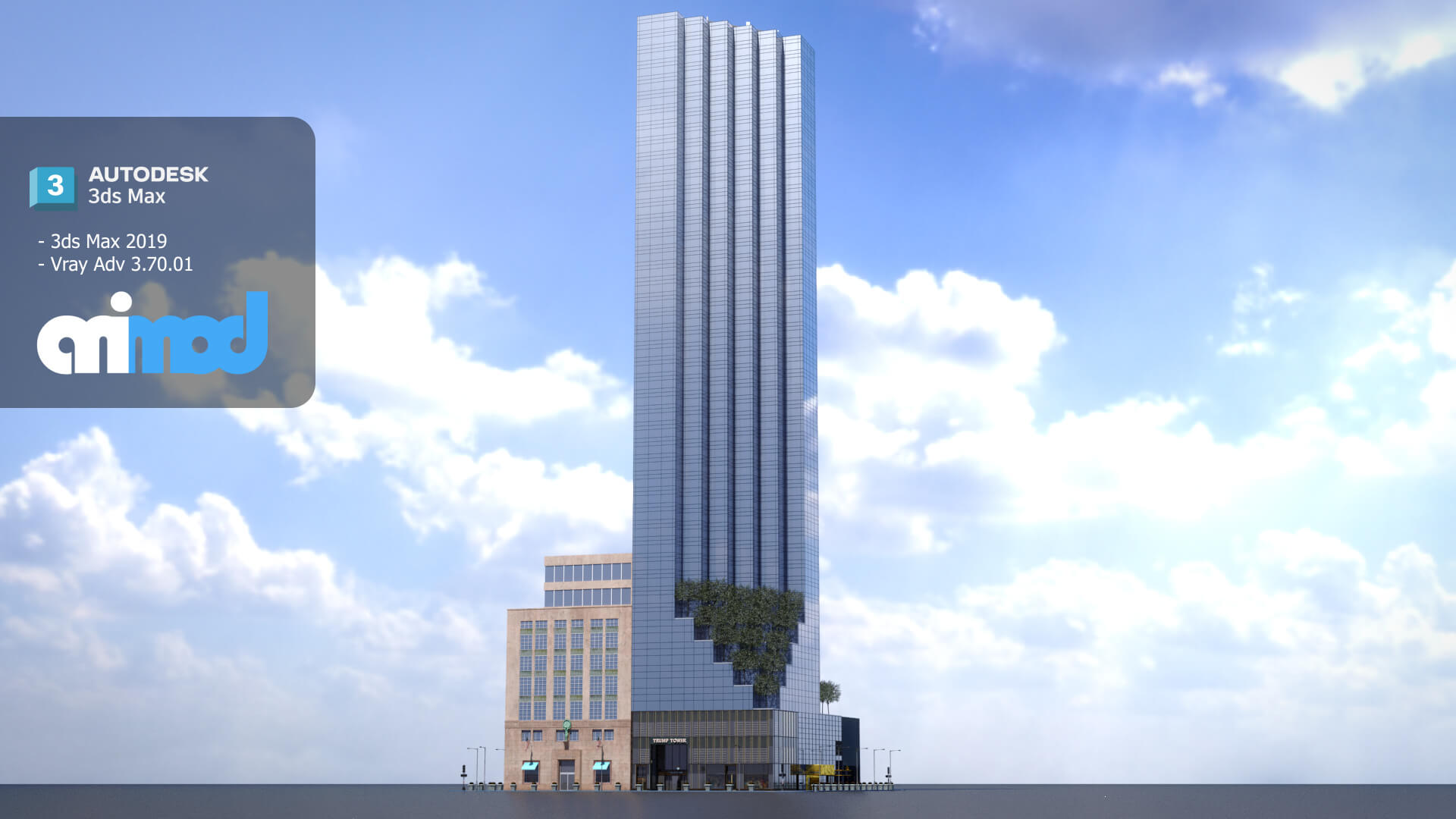 Trump Tower NY - 3D Model by animod