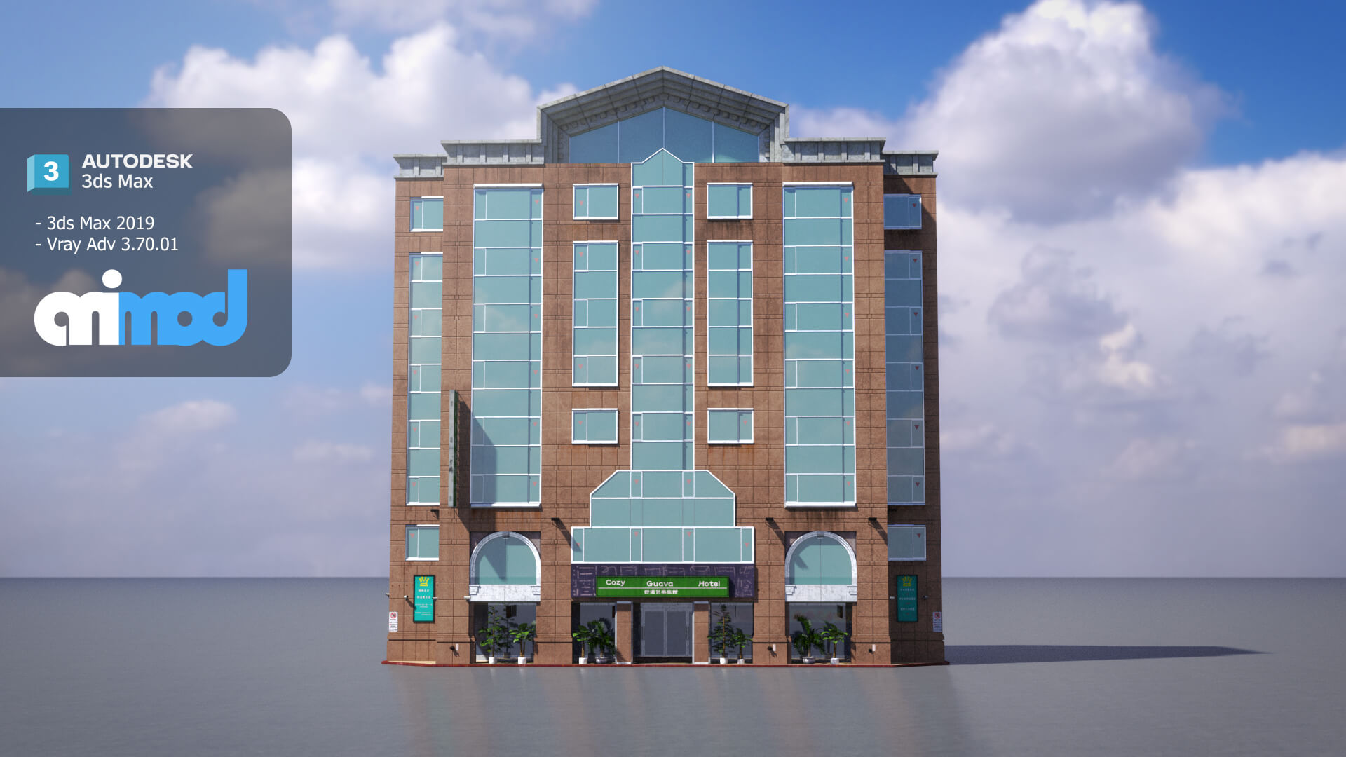 Tw Buildings 010 - 3D Model by animod