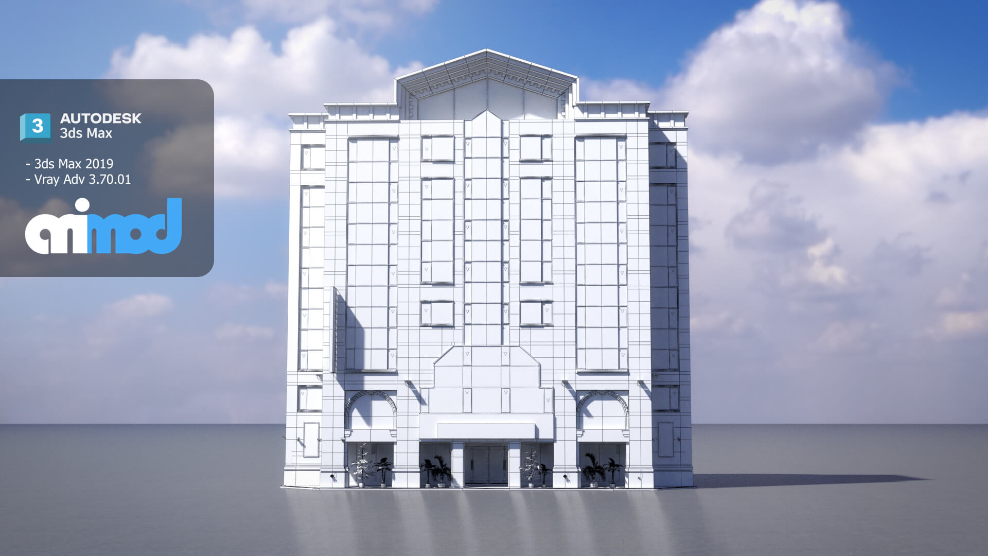 Tw Buildings 010 - 3D Model by animod
