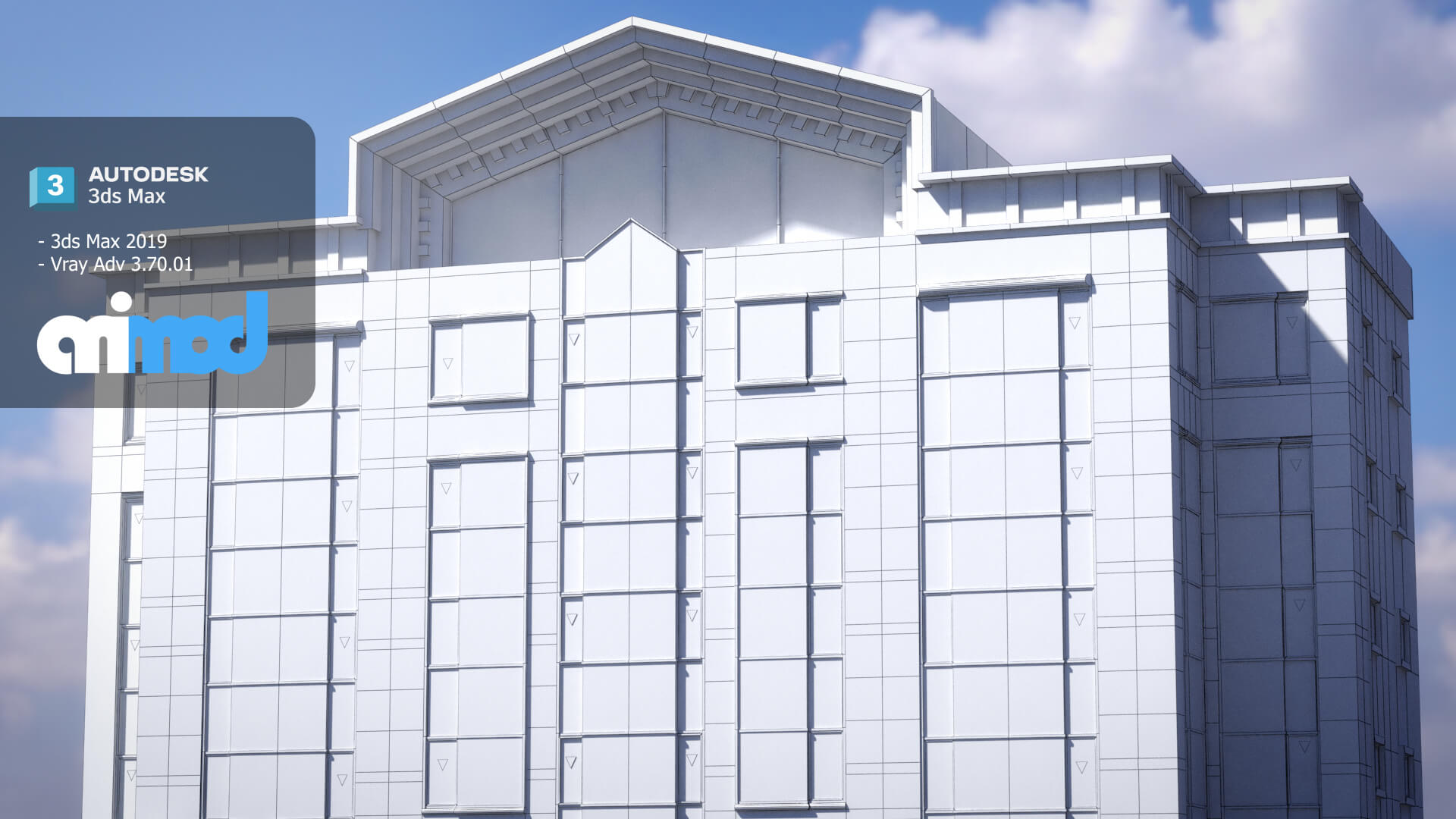 Tw Buildings 010 - 3D Model by animod