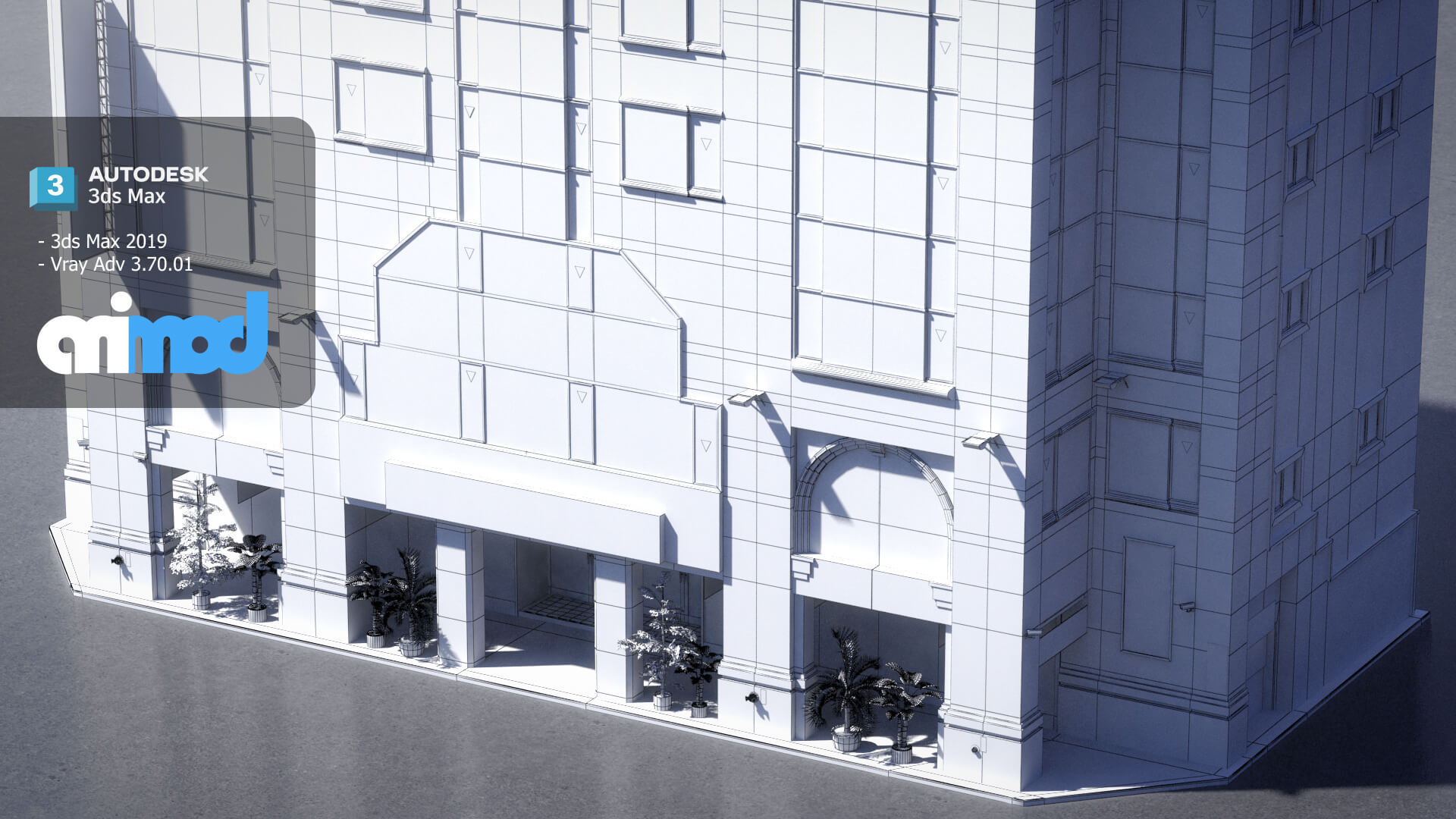 Tw Buildings 010 - 3D Model by animod