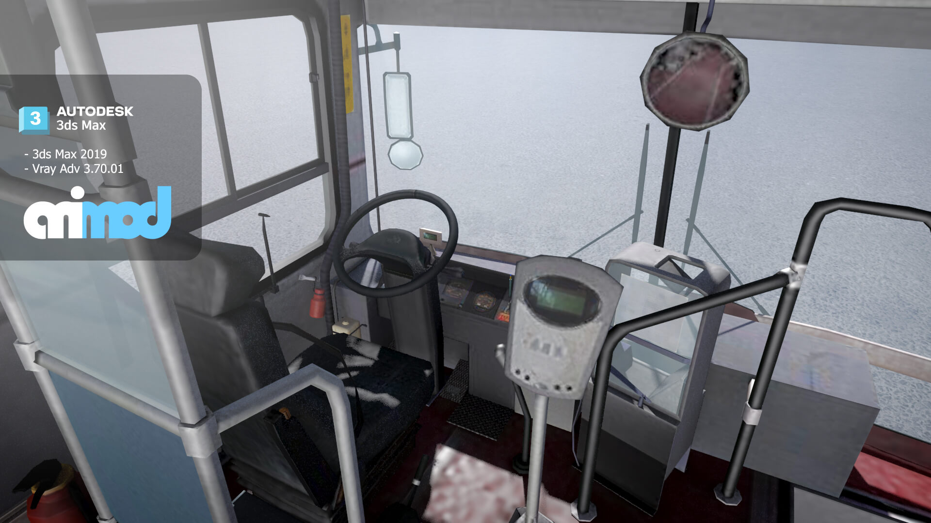 Taiwan Bus 001 - 3D Model by animod