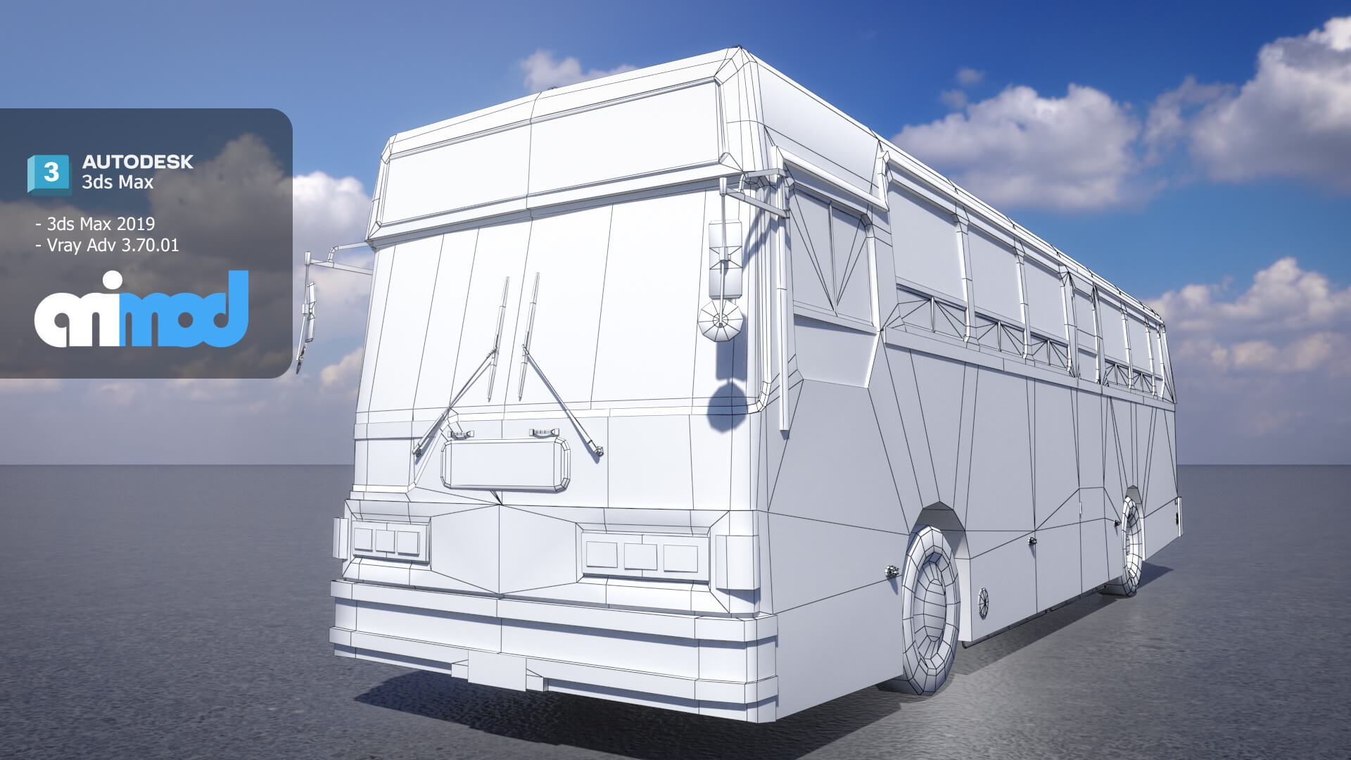 Taiwan Bus 001 - 3D Model by animod