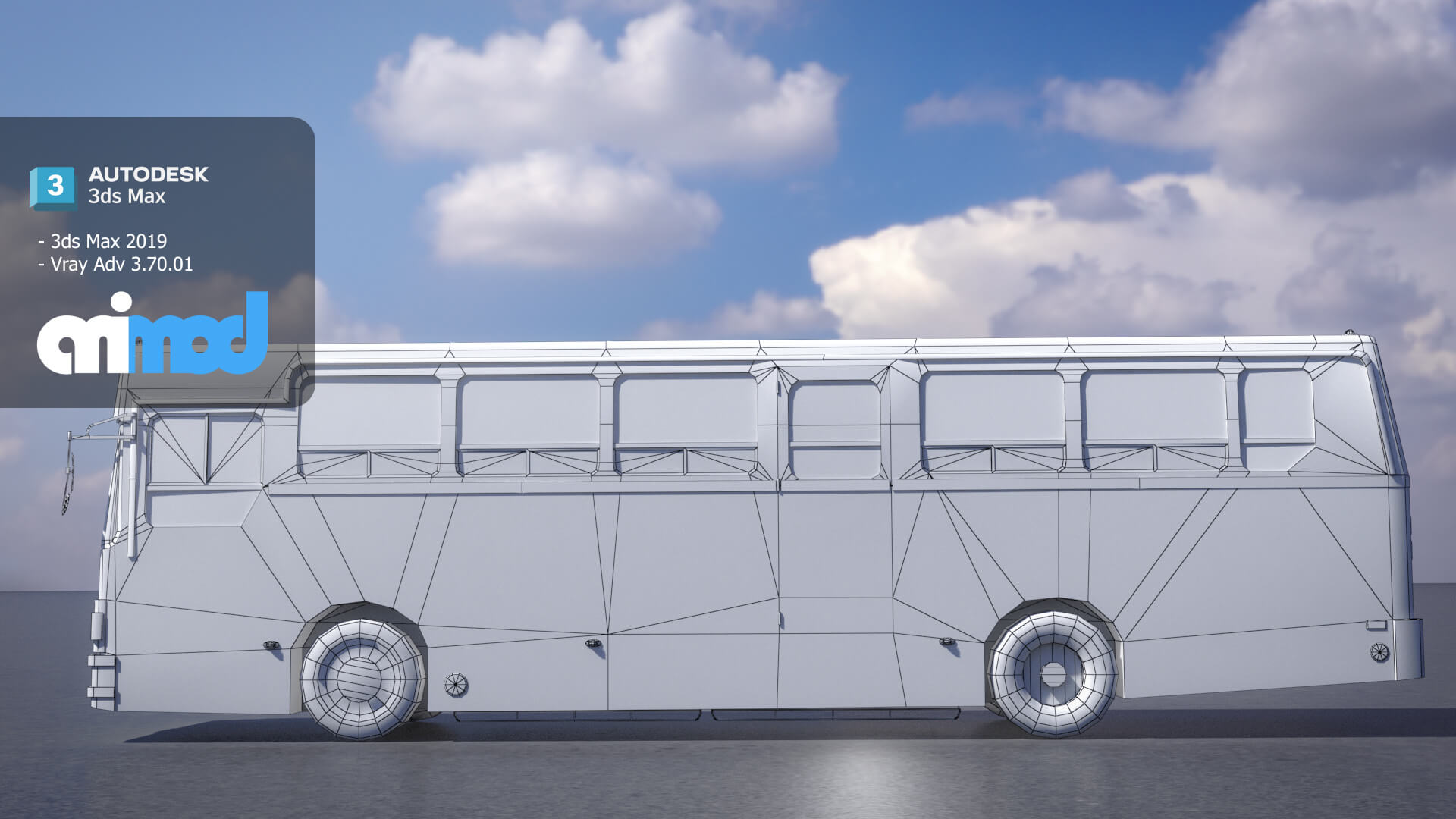 Taiwan Bus 001 - 3D Model by animod