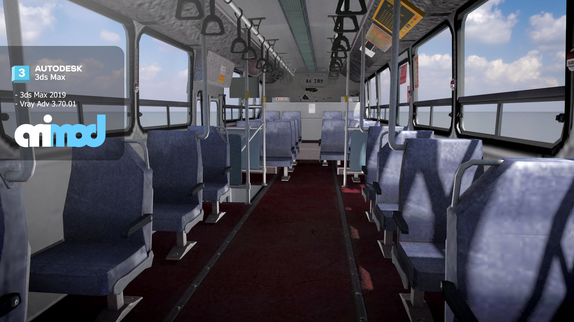 Taiwan Bus 005 - 3D Model by animod