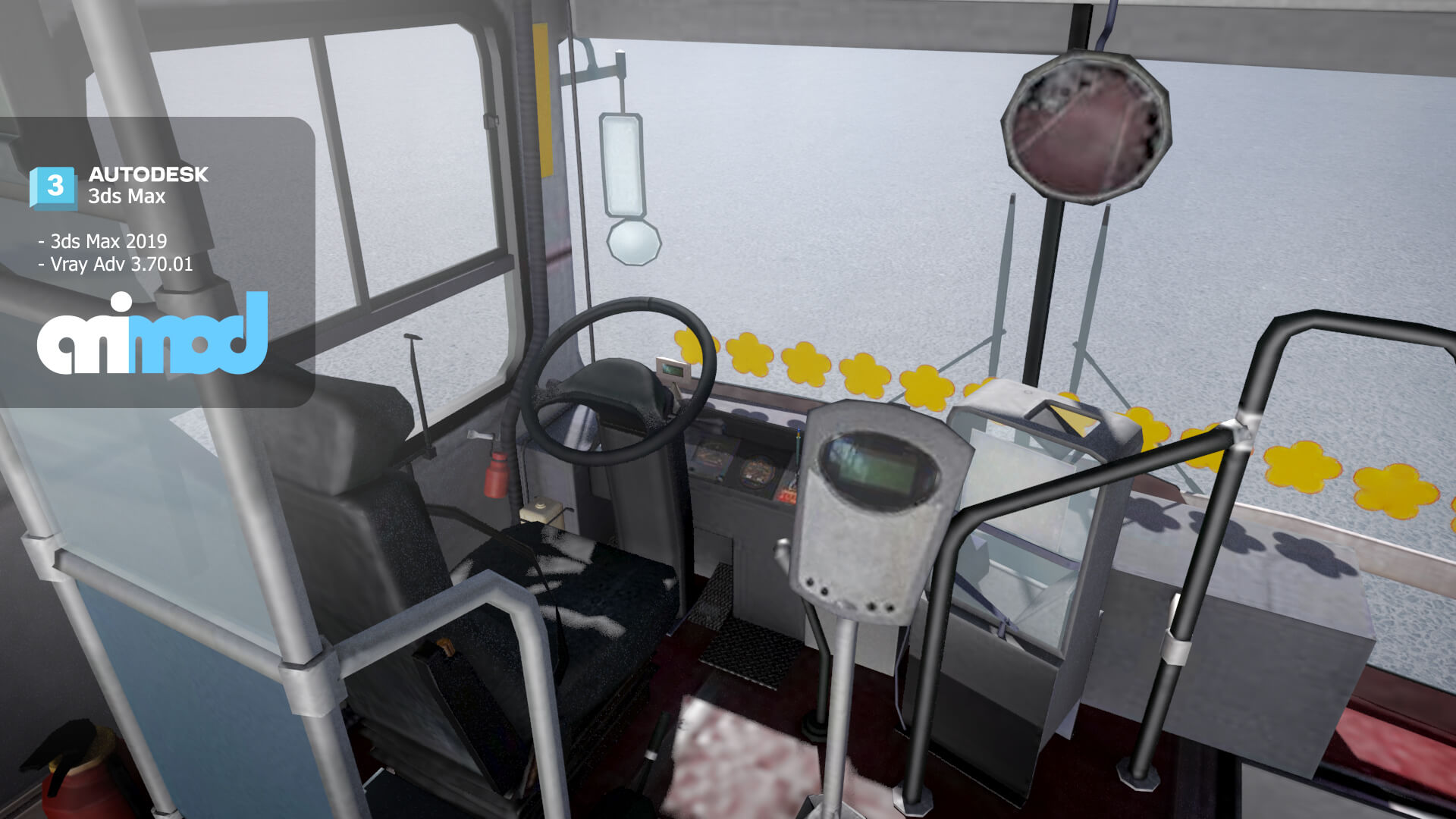 Taiwan Bus 007 - 3D Model by animod