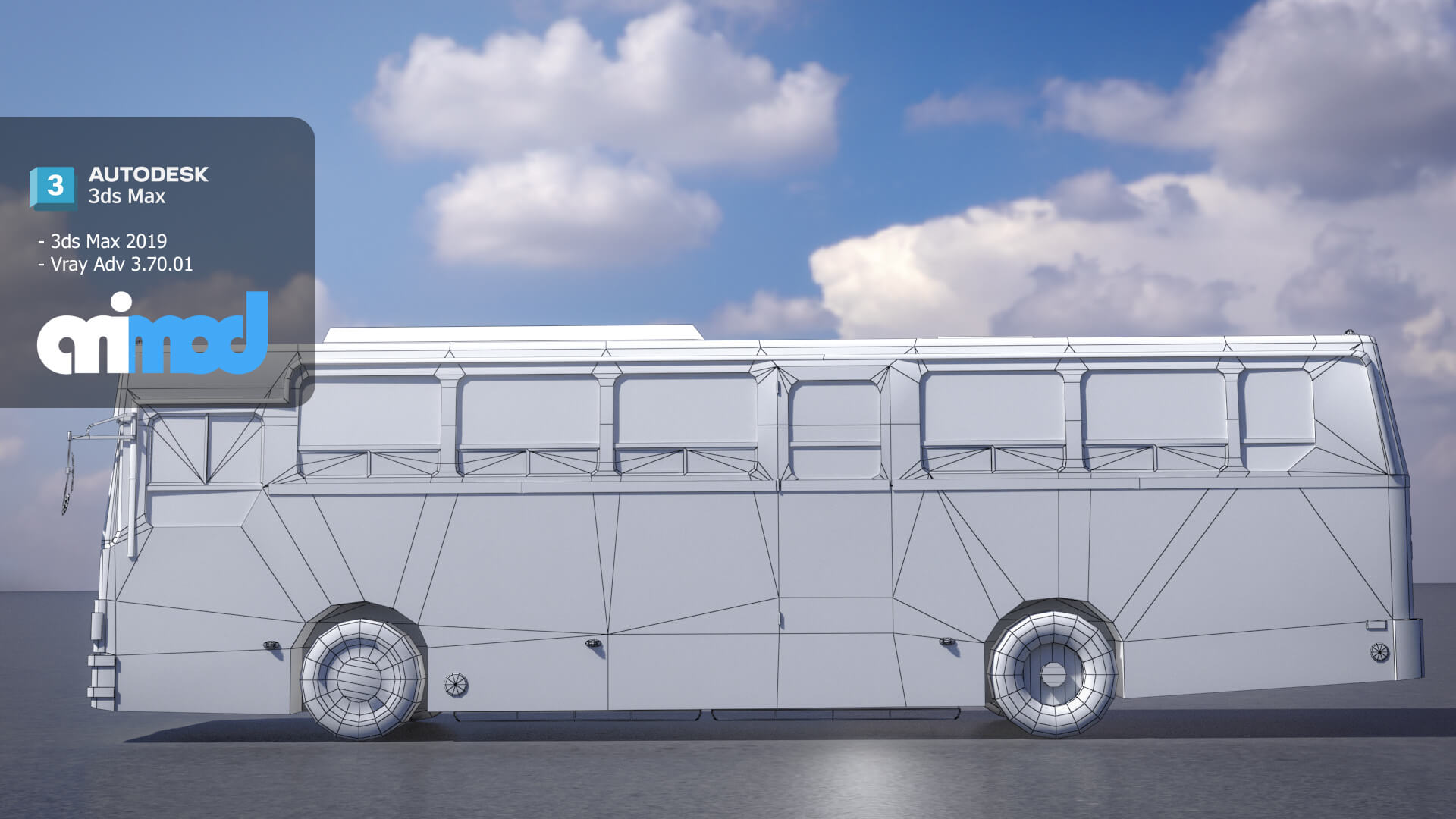 Taiwan Bus 007 - 3D Model by animod