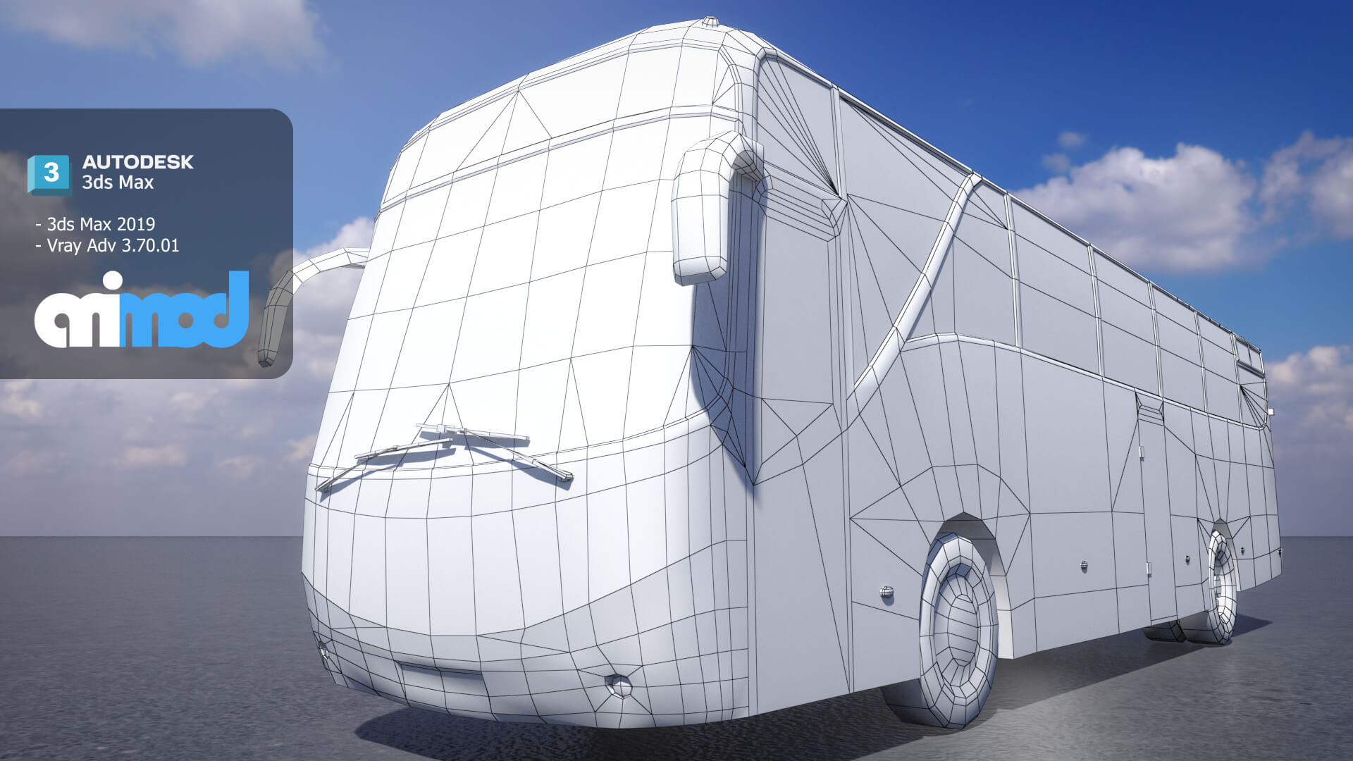 Taiwan Bus 008 - 3D Model by animod
