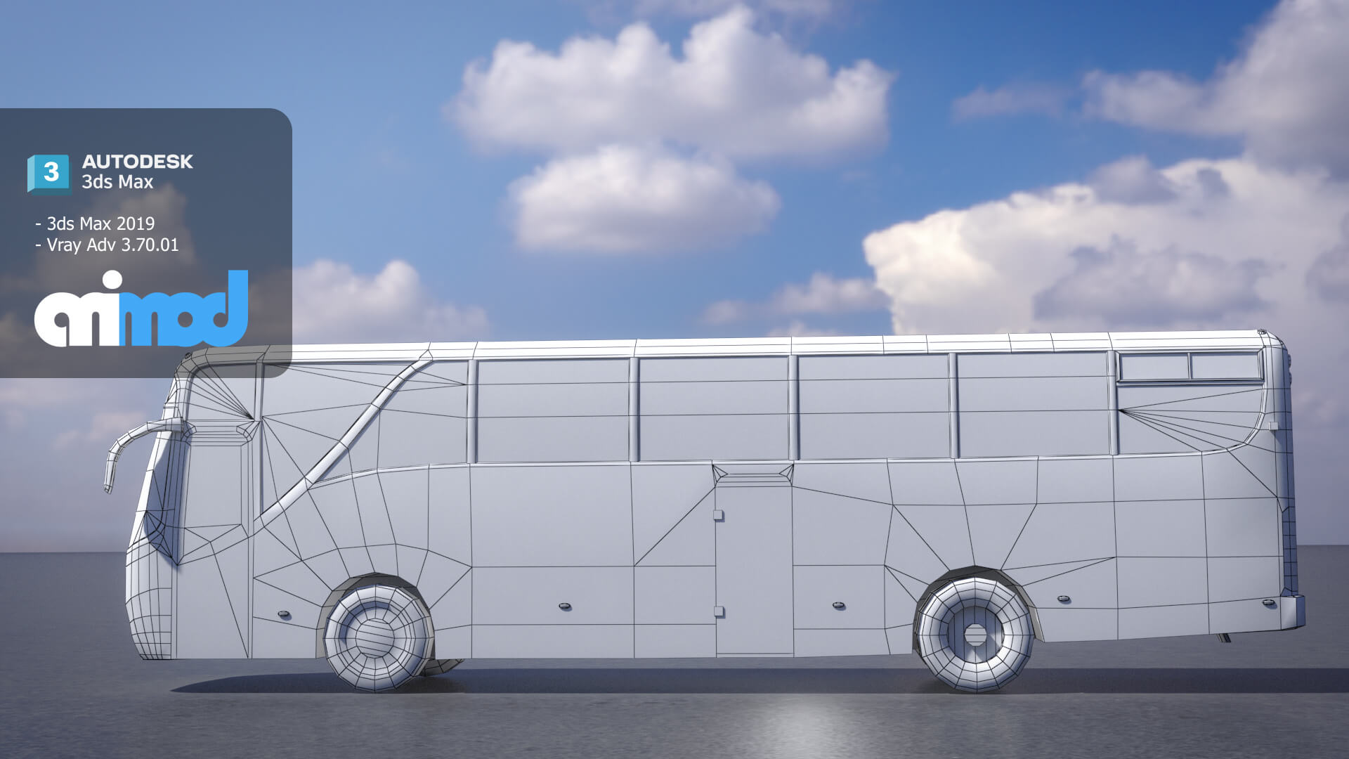 Taiwan Bus 010 - 3D Model by animod
