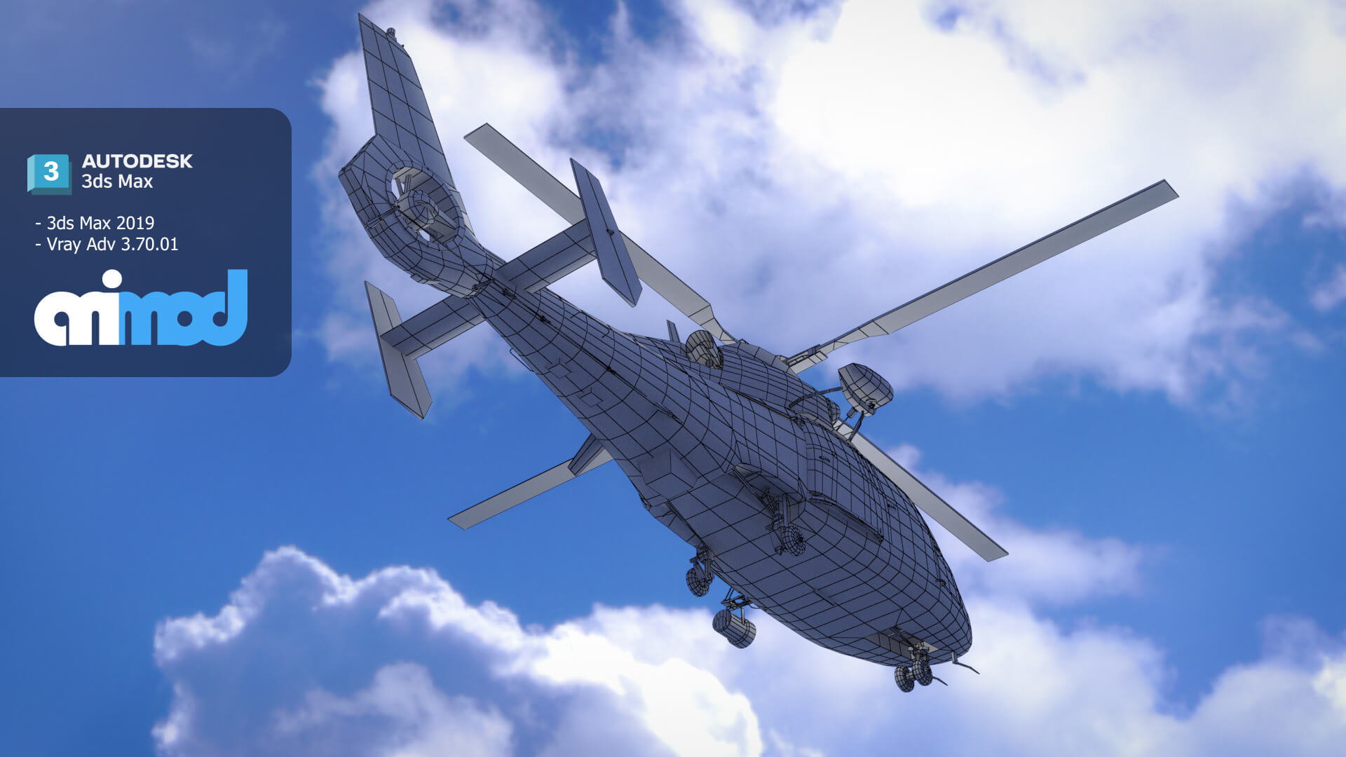 Tw Helicopter 001 - 3D Model by animod