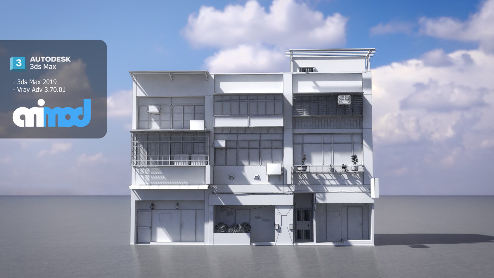 Tw House 001 - 3D Model by animod