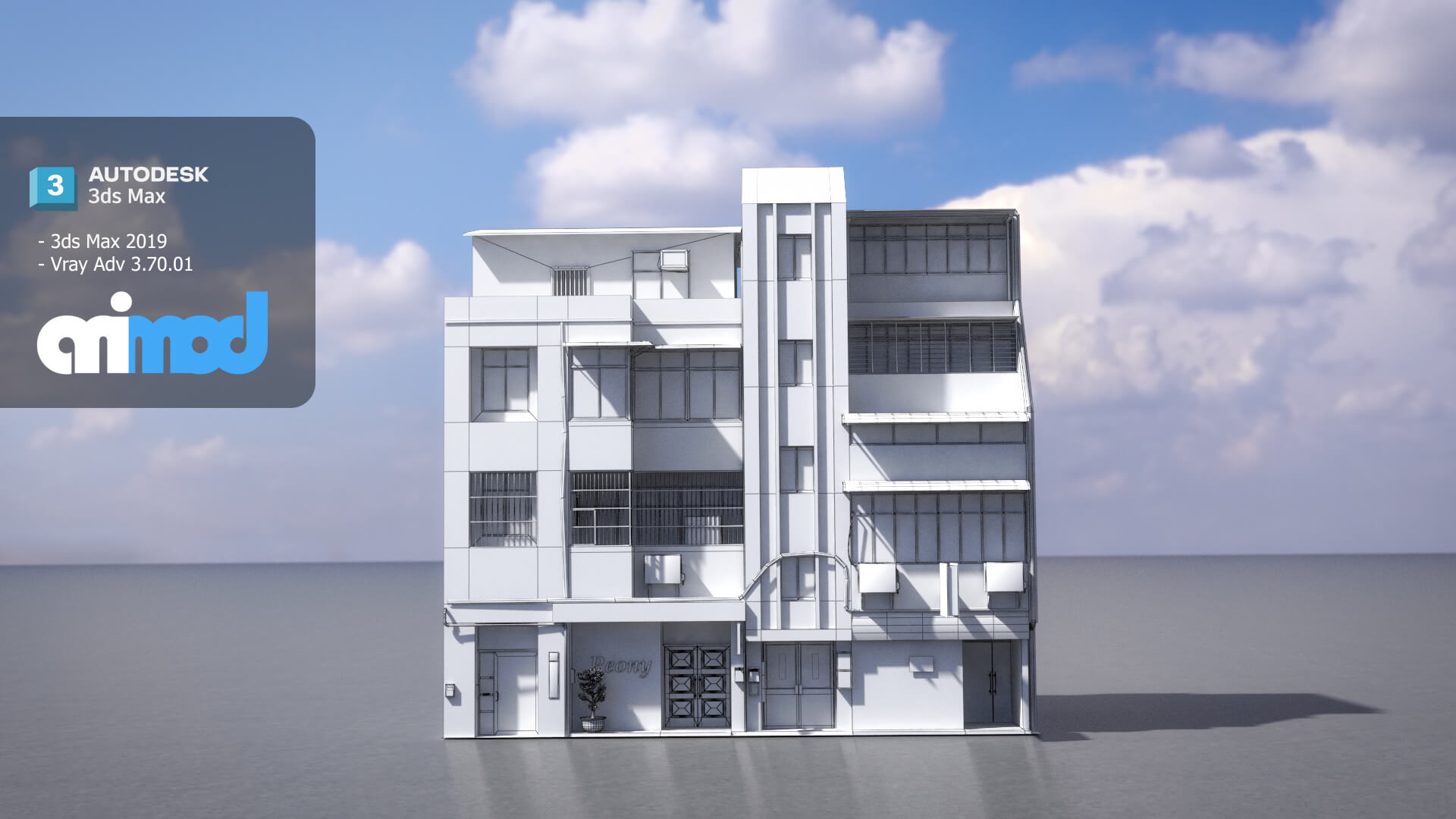 Tw House 004 - 3D Model by animod