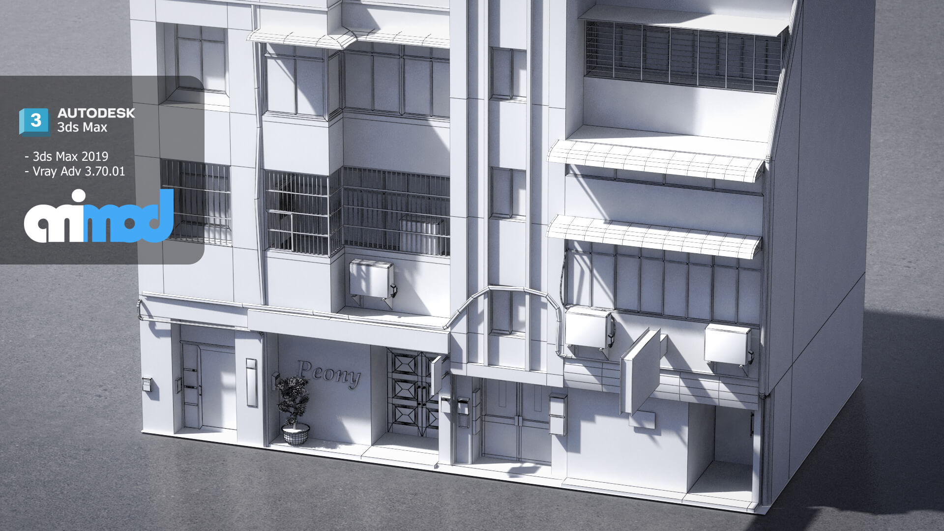 Tw House 004 - 3D Model by animod