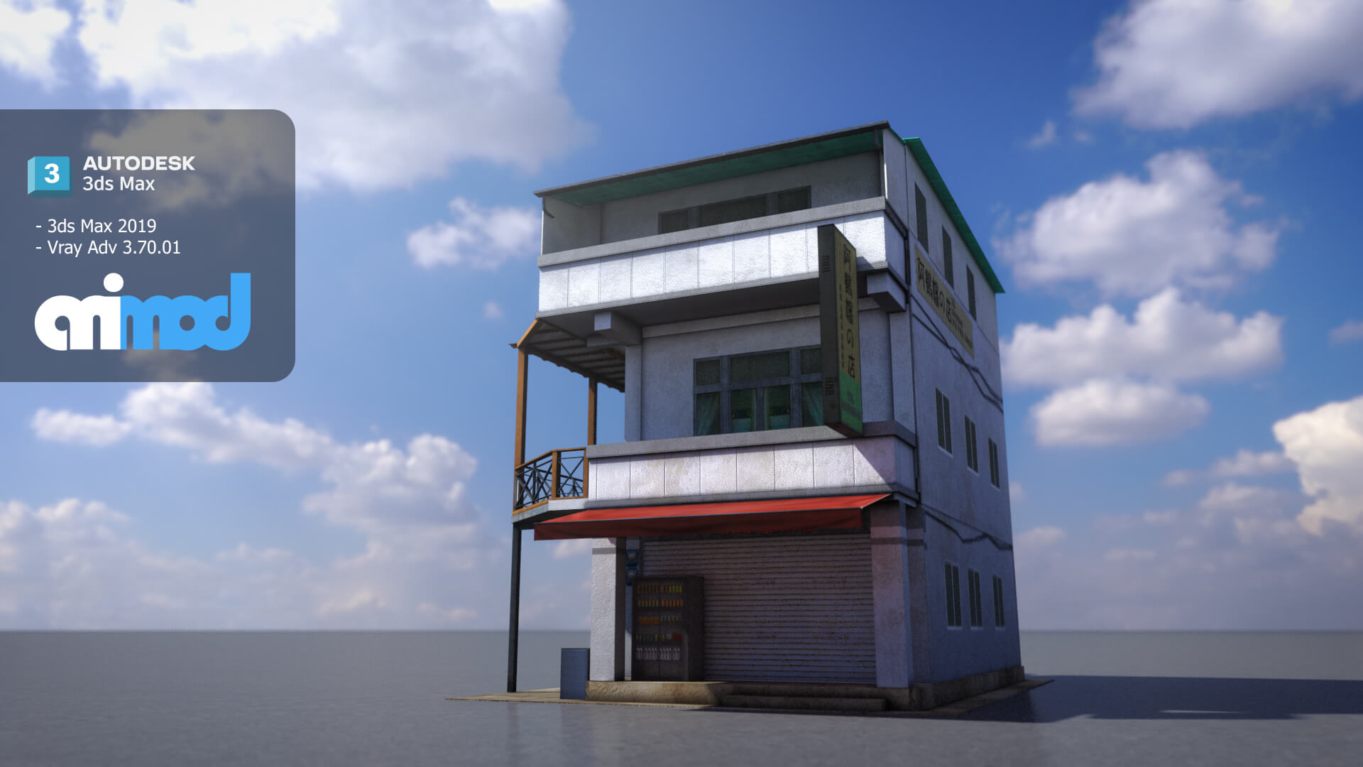 Tw House 010 - 3D Model by animod