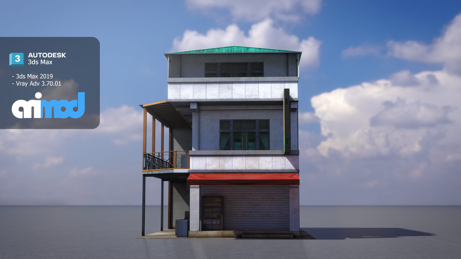 Tw House 010 - 3D Model by animod