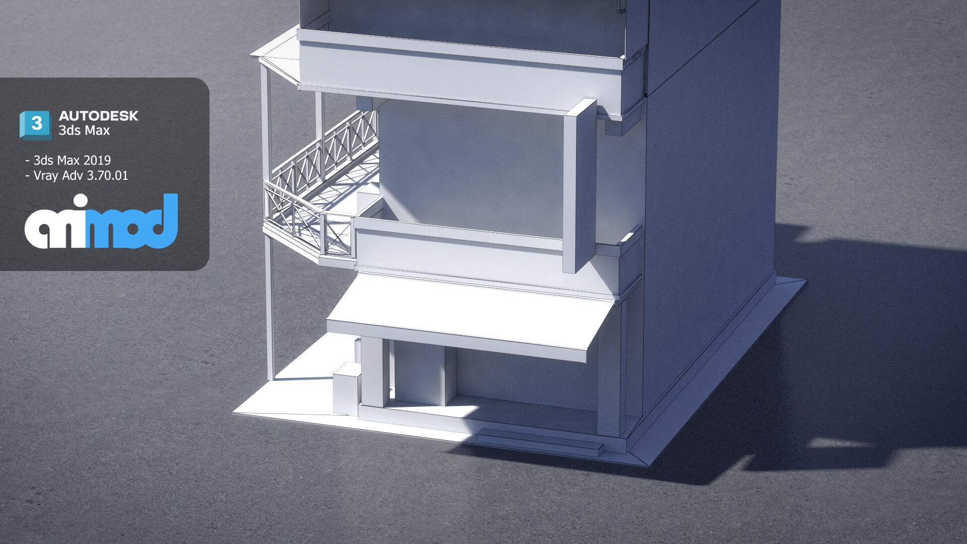 Tw House 010 - 3D Model by animod