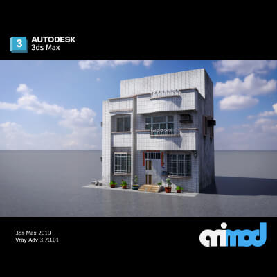 3d Max Architectural Models Exteriors Model 3dsmax File Free Download