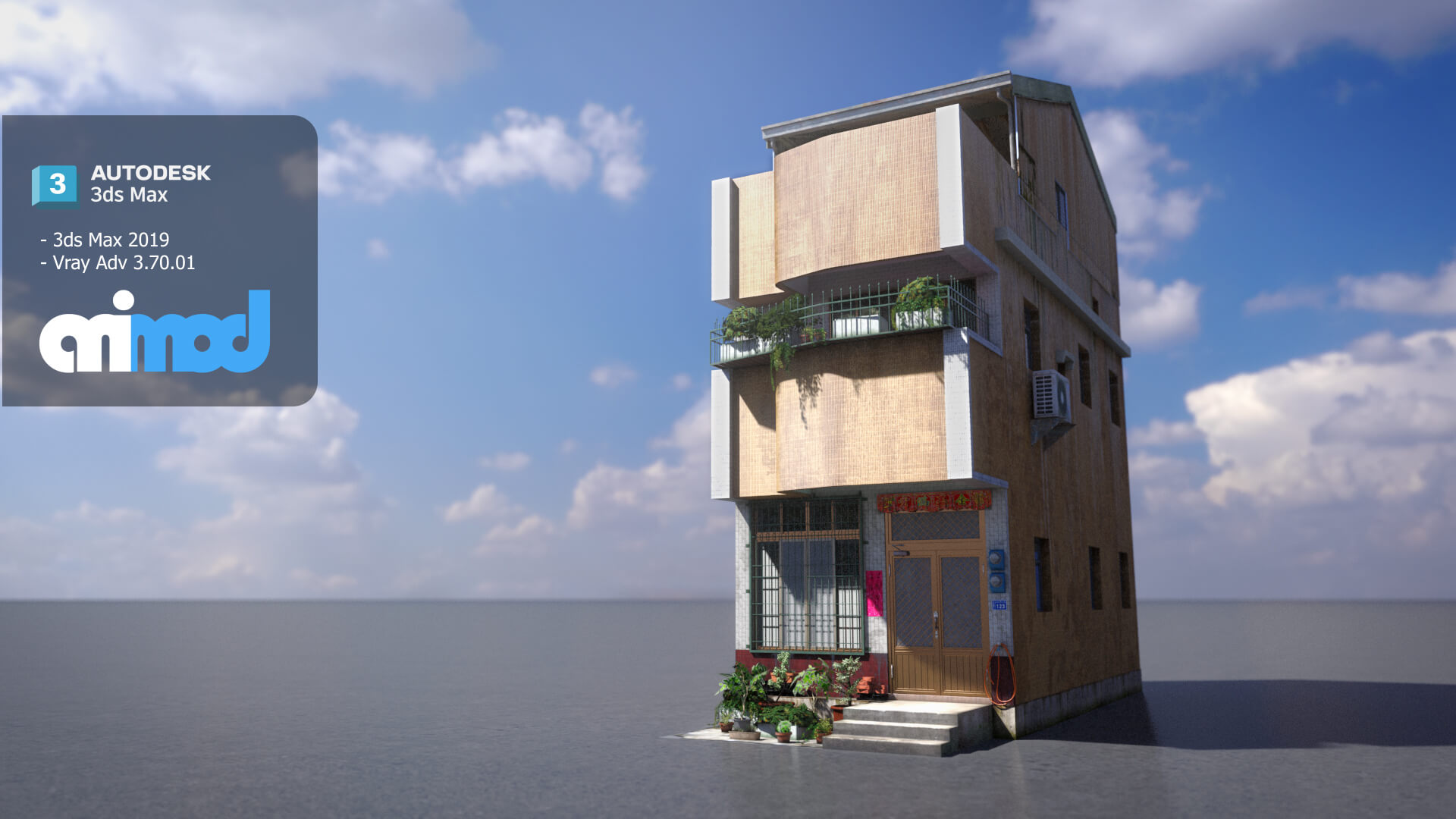 Tw House 013 - 3D Model by animod