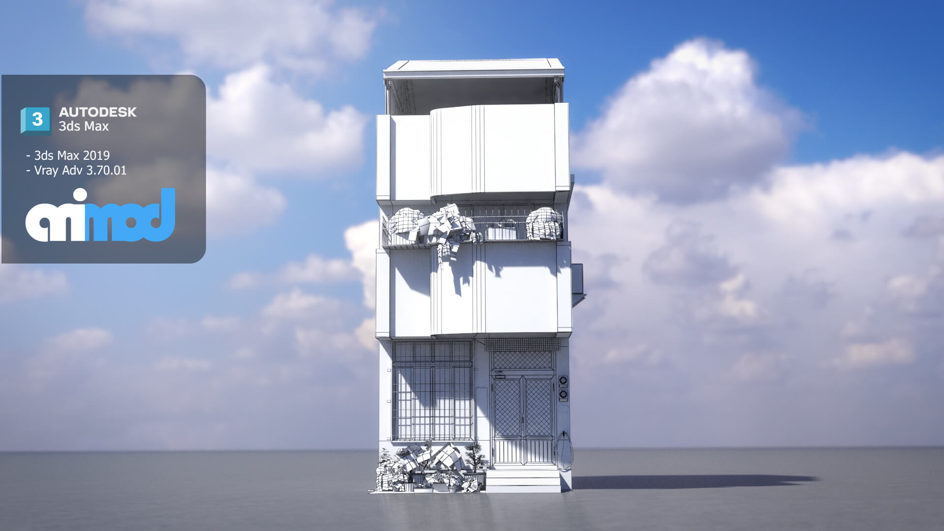 Tw House 013 - 3D Model by animod