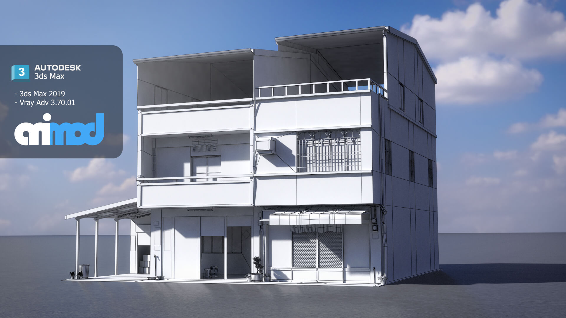 Tw House 016 - 3D Model by animod