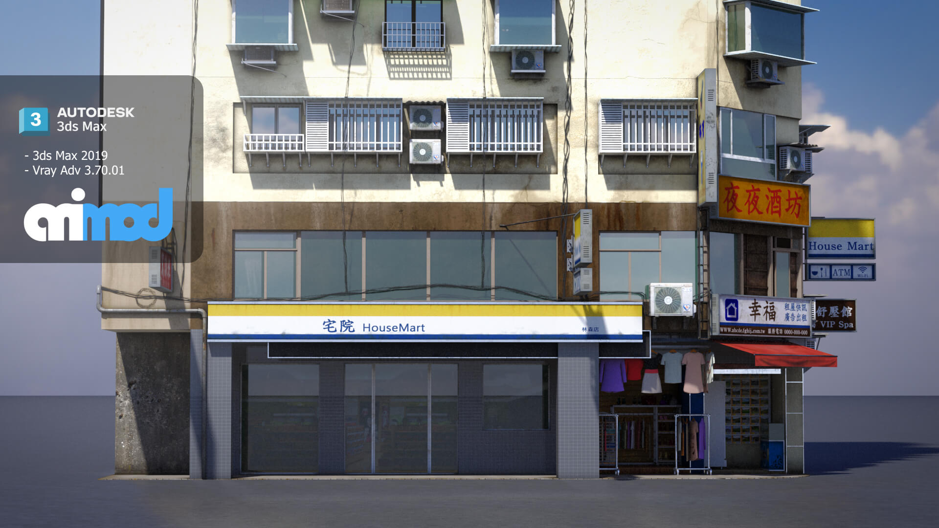 Tw House 019 - 3D Model by animod