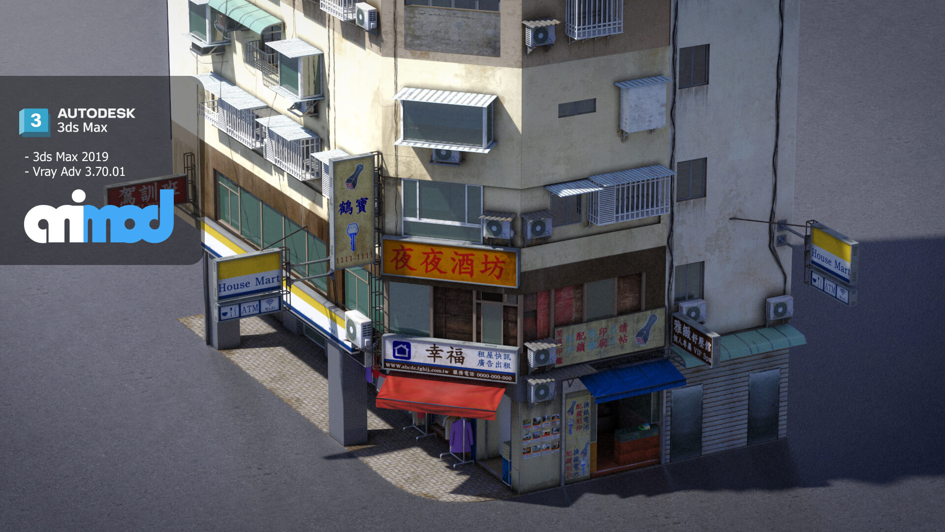 Tw House 019 - 3D Model by animod