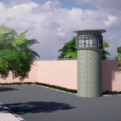 Tw Jail Wall - 3D Model by animod