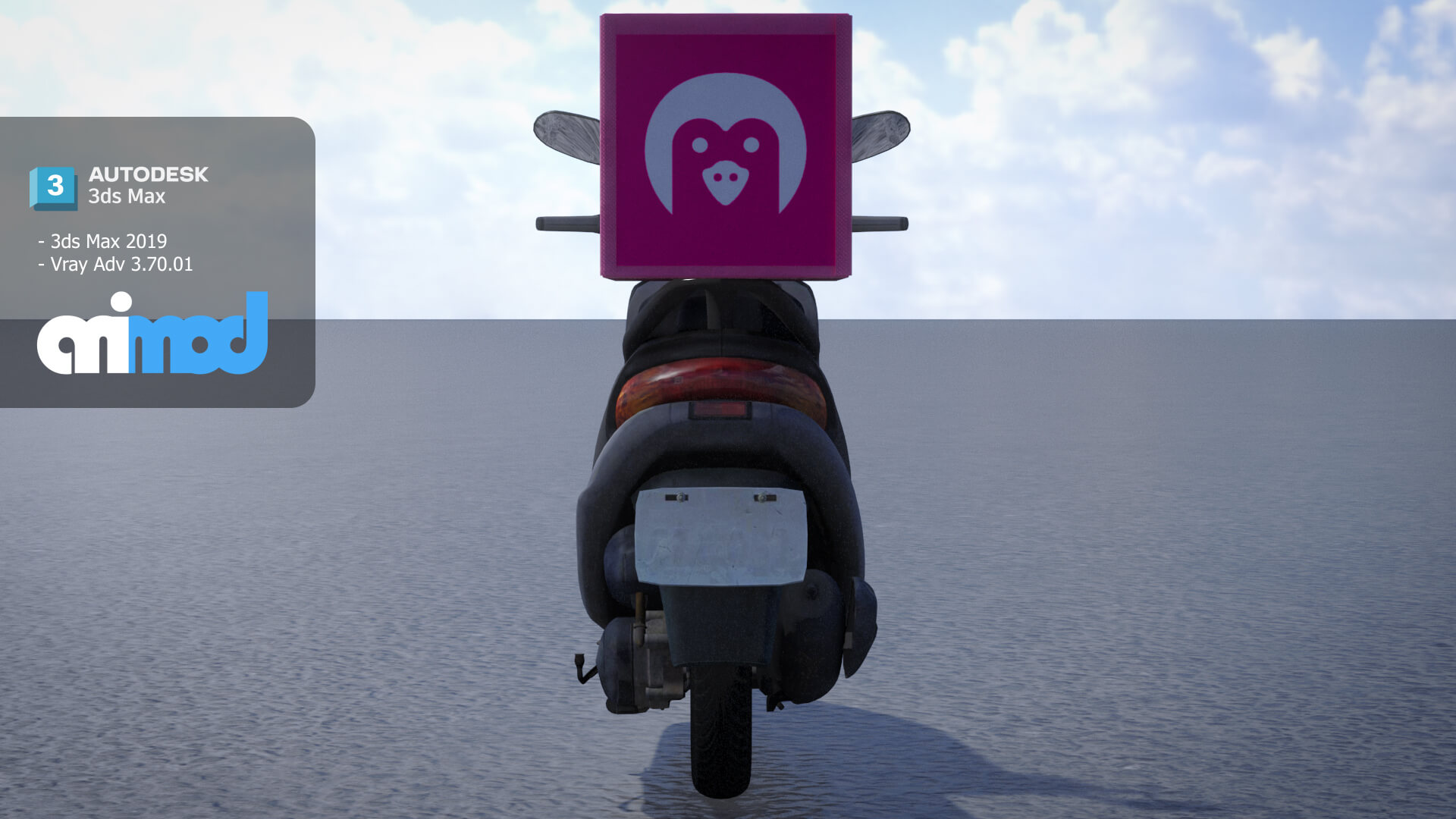 Tw Motorcycle 002 - 3D Model by animod